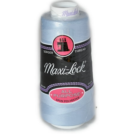 Maxi Lock All Purpose Thread Blue Mist 3000 YD Cone MLT-009 | Walmart ...
