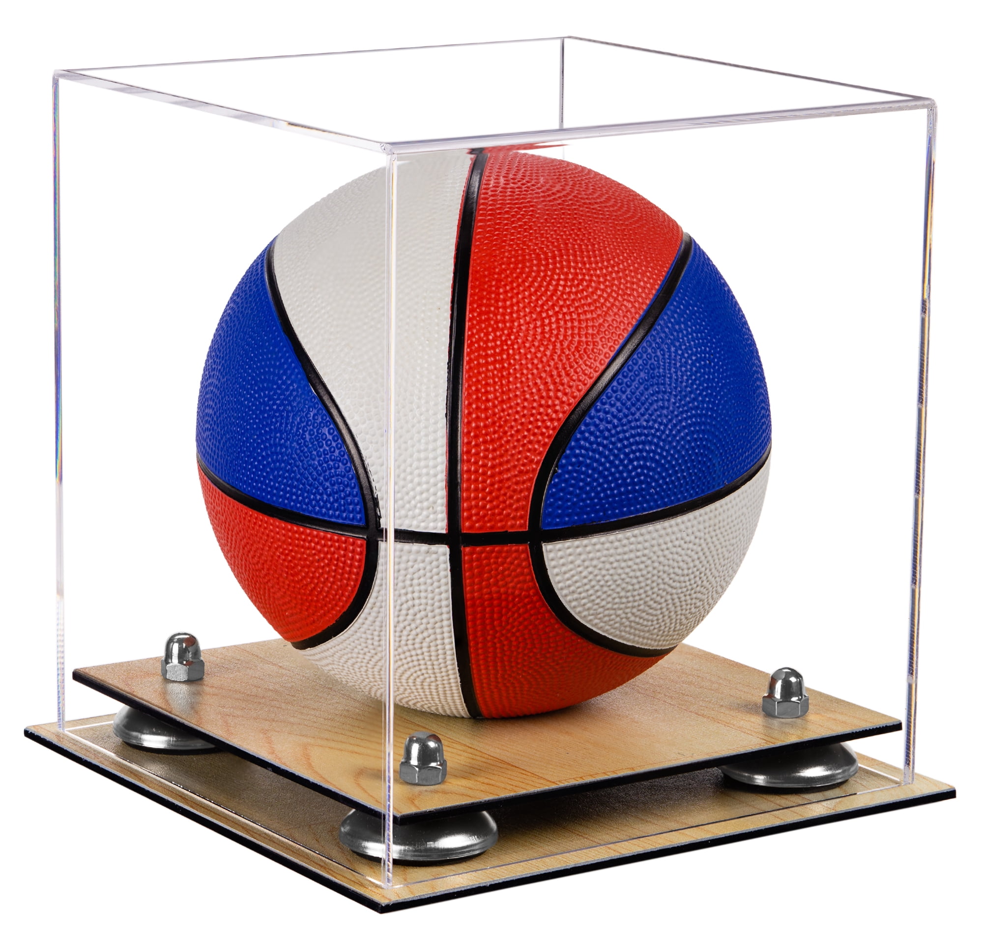 Clear Acrylic Mini - Miniature (not Full Size) Basketball Display Case ...