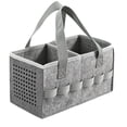 Felt Multi-Compartment Organizer Tote Bag, Portable Storage Caddy with ...