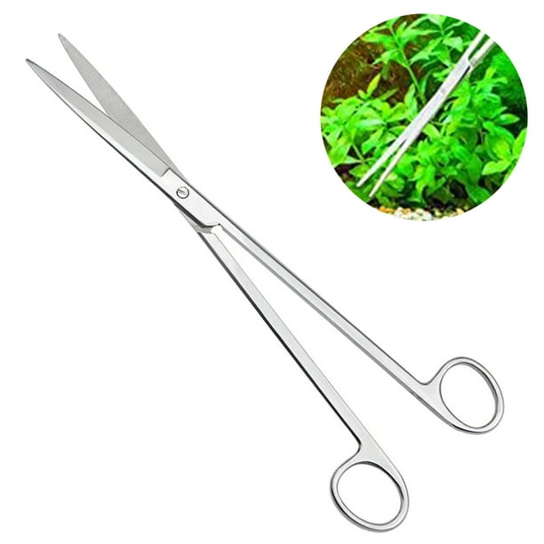 Aquarium Terrarium Scissors Planting Scissors, Stainless Steel Aquarium ...