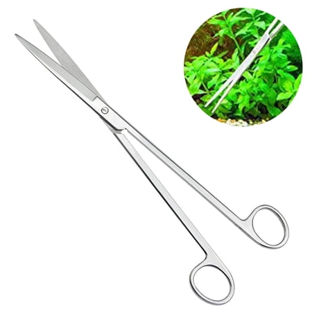 Aquarium Terrarium Scissors Planting Scissors, Stainless Steel Aquarium ...