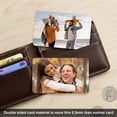 Aluminium Personalised Photo Wallet Purse Card, Metal Keepsake Gift for ...