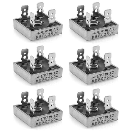 Sepeda 6 PCS KBPC2504 400V 25A AC to DC Single Phase Bridge Rectifier ...