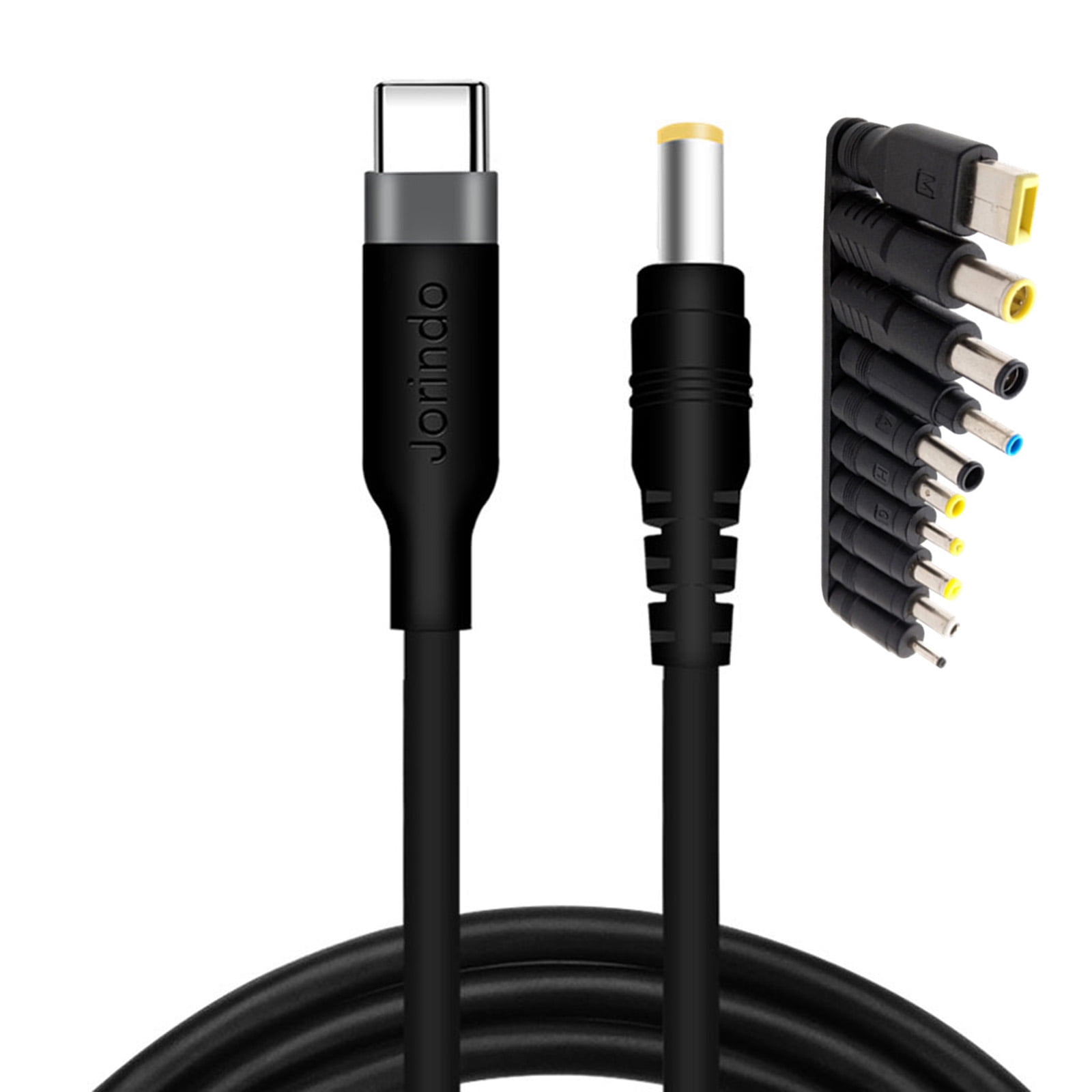 AOOOWER Type-C PD to 12V 5.5x2.5mm Conveter Cable with 3.0/4.0/4.5/6.4 ...