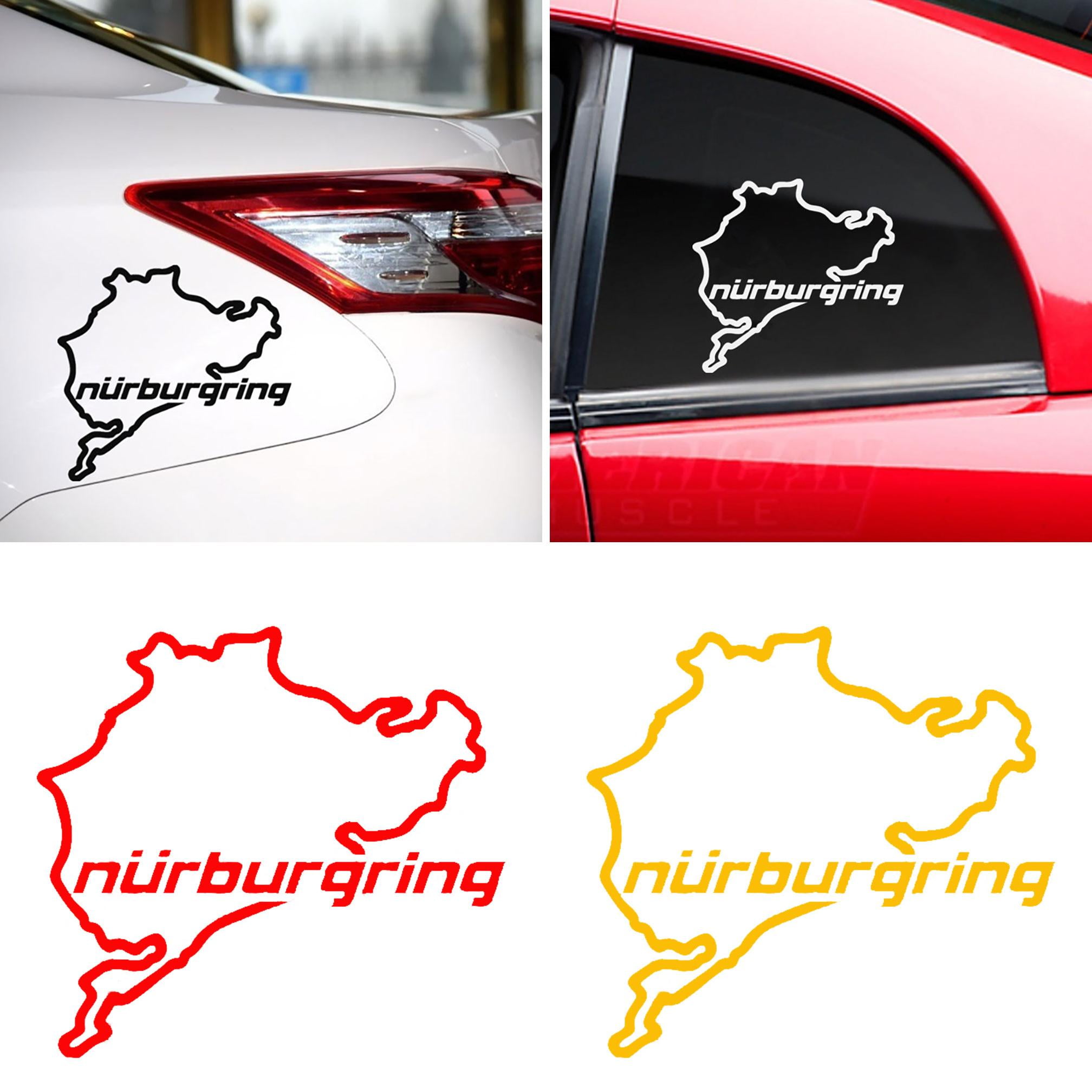 Walbest Universal Car Auto Truck Vehicle Nurburgring Map Reflective ...