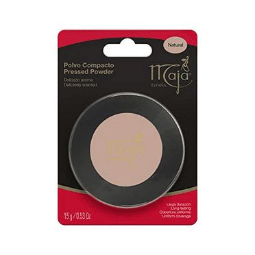 Maja Pressed Powder Compact, Natural Color Uniform Makeup Coverage, 0. ...