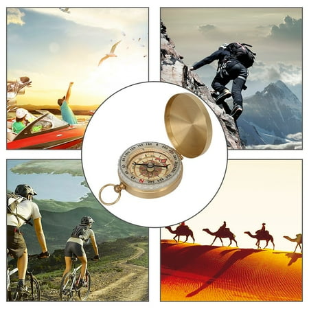 Wchiuoe Waterproof Rotating Compass, Pocket Compass, Portable Pocket ...