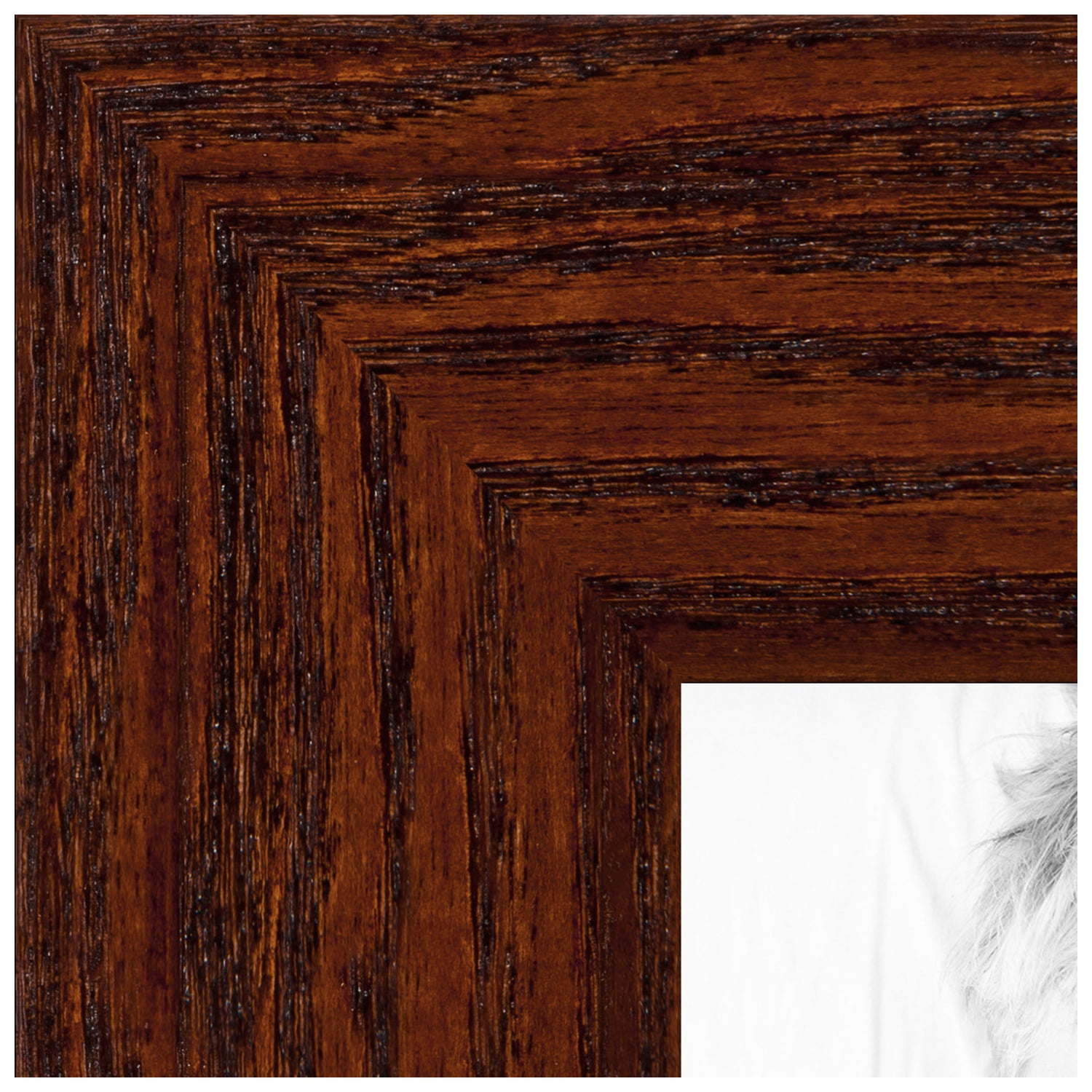 ArtToFrames 8x10 Inch Walnut Picture Frame, This Brown Wood Poster ...