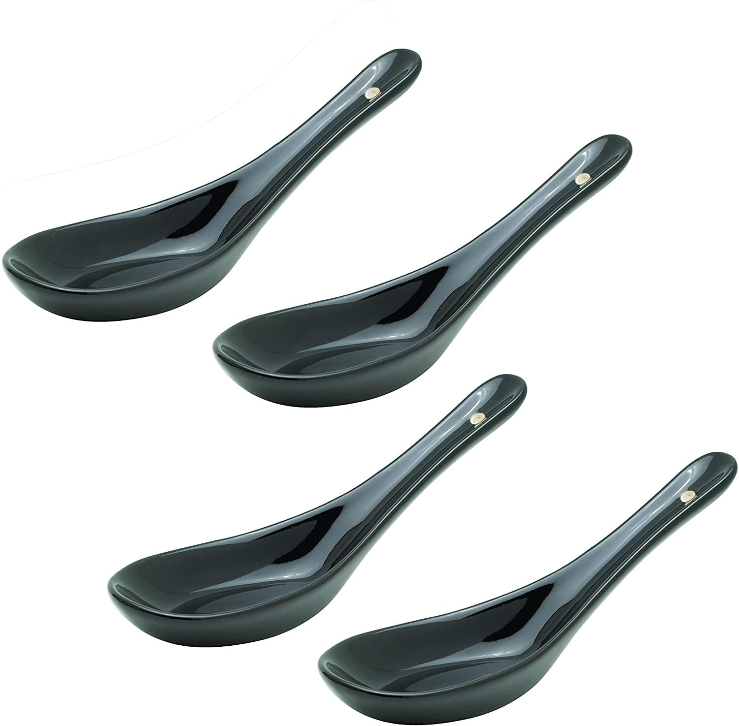 Helen’s Asian Kitchen Chinese Soup Spoons, Ceramic, 5.75", 1oz, set of ...