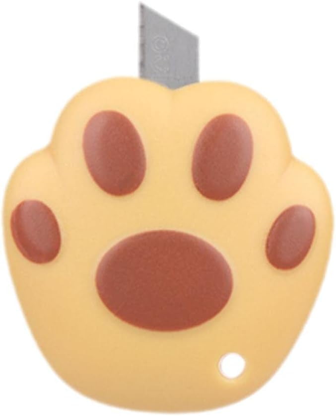 Mini Box Cutter Cat Paw Shaped Utility Knives Retractable Letter Opener ...