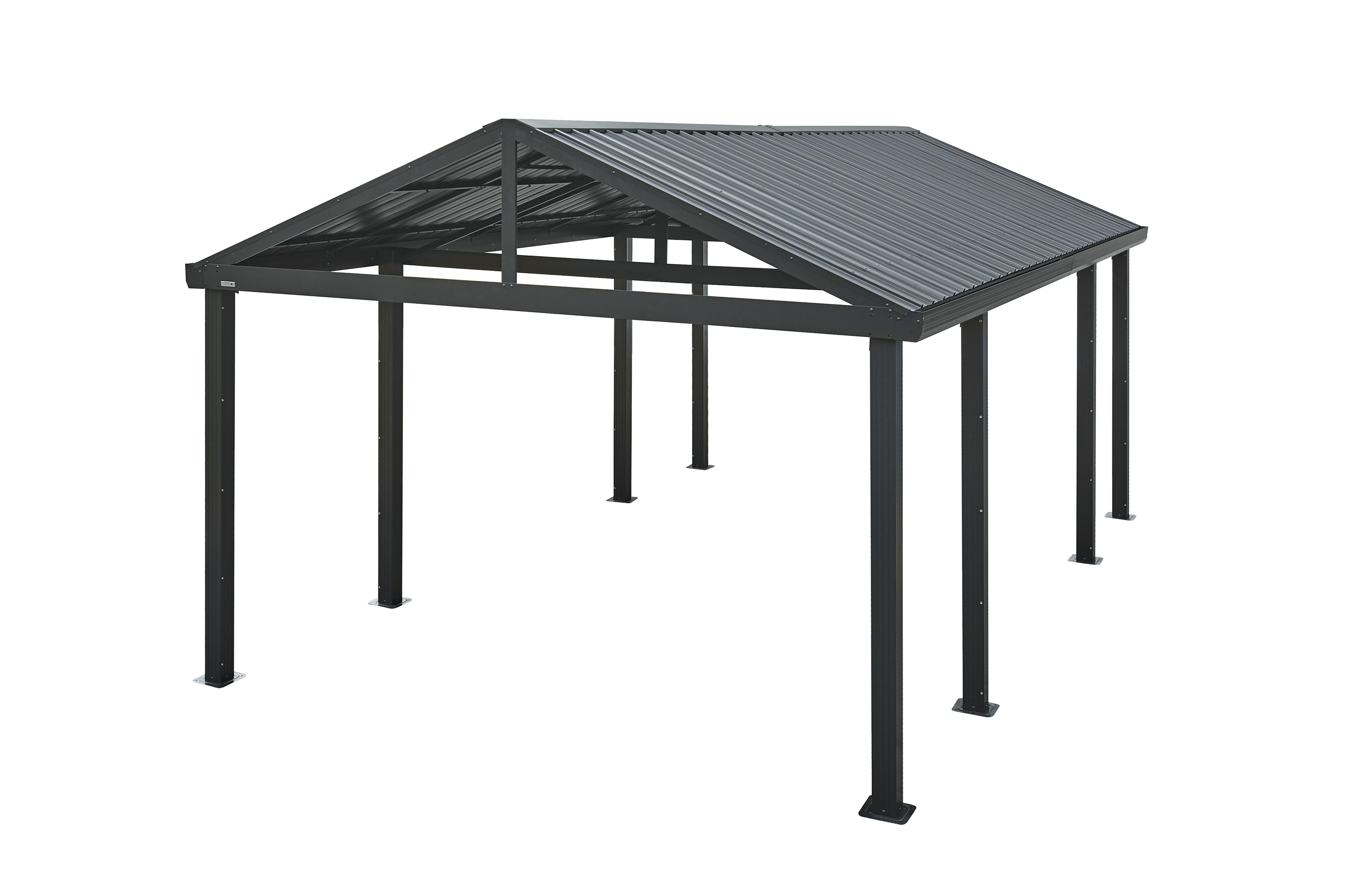 Sojag Samara Carport Dark Grey 12 X 20 Ft Portable Garage Car Canopy Sojag Samara Carport Dark Grey 12 X 20 Ft Portable Garage Car Canopy