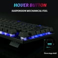 Backlit Wired Gaming Keyboard and Mouse Combo Set, RGB LED, 104 Keys ...