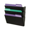 Universal Wall File, Add-on Pocket, Plastic, Black -UNV08122 - Walmart.com