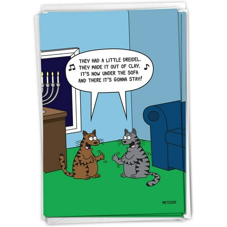 - 12 Funny Happy Hanukkah Cards - Boxed Set of Jewish Holiday Greetings ...