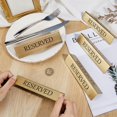 12Pcs 201 Stainless Steel Reserved Table Signs Tent Signs for ...