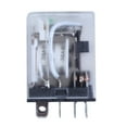 8-Pin LED Electromagnetic Relay 1 Pcs with 6 Pin DPDT Latching Tact Tactile Push Button ...