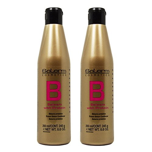 Salerm Balsam with Protein Conditioner 8.6oz / 250ml "Pack of 2 ...