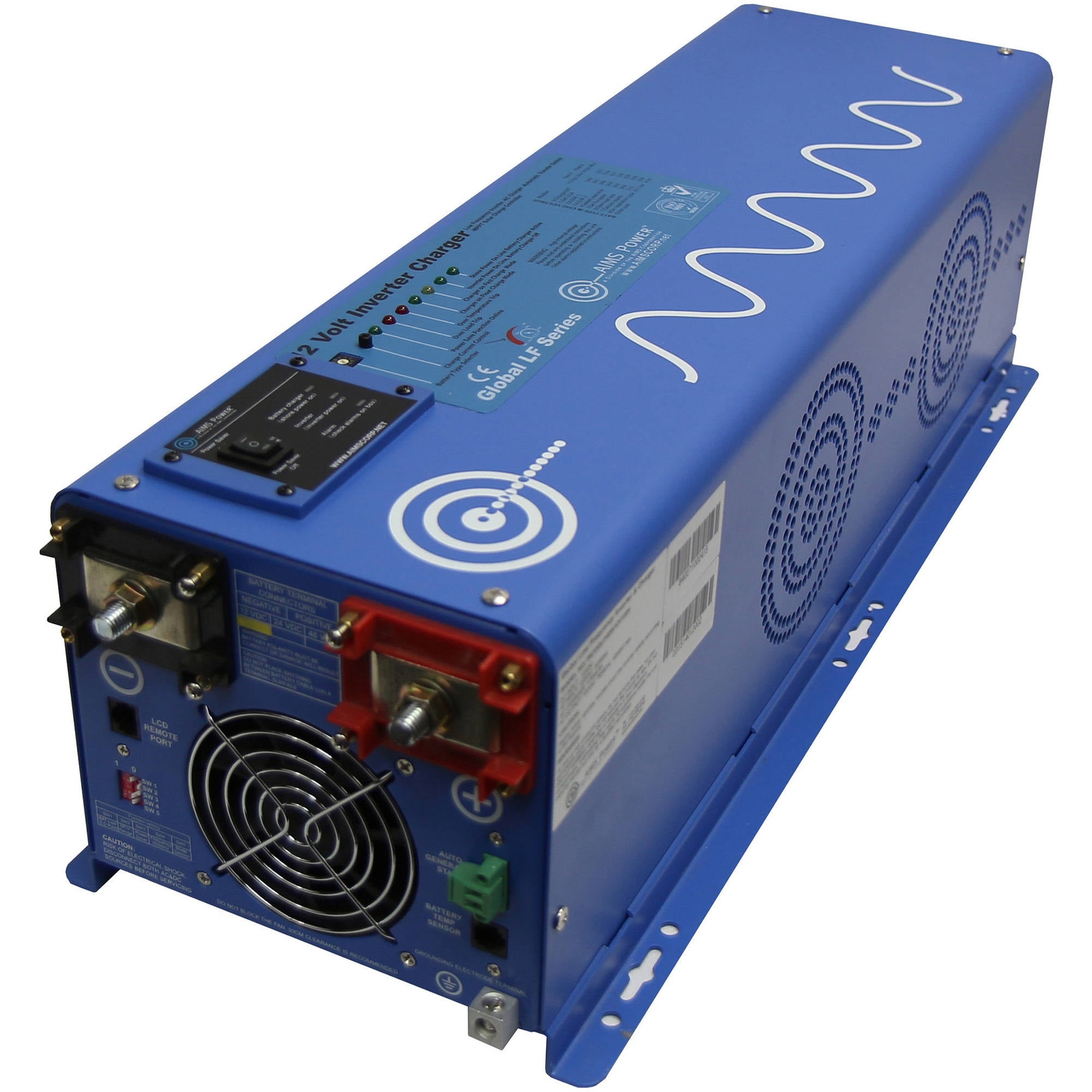 AIMS Power 4000W 12Vdc To 120 240Vac Split Phase Pure Sine Inverter