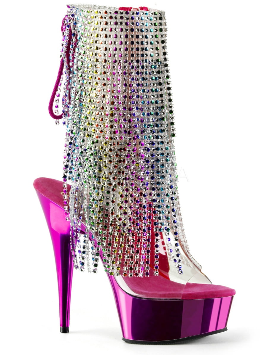 DELIGHT-1017RSF, Women's Open Toe Platform Shoes - Walmart.com