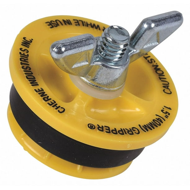 Cherne Pipe Plug,Wing Nut,1.75"H,1 1/2"Pipe 270210 - Walmart.com