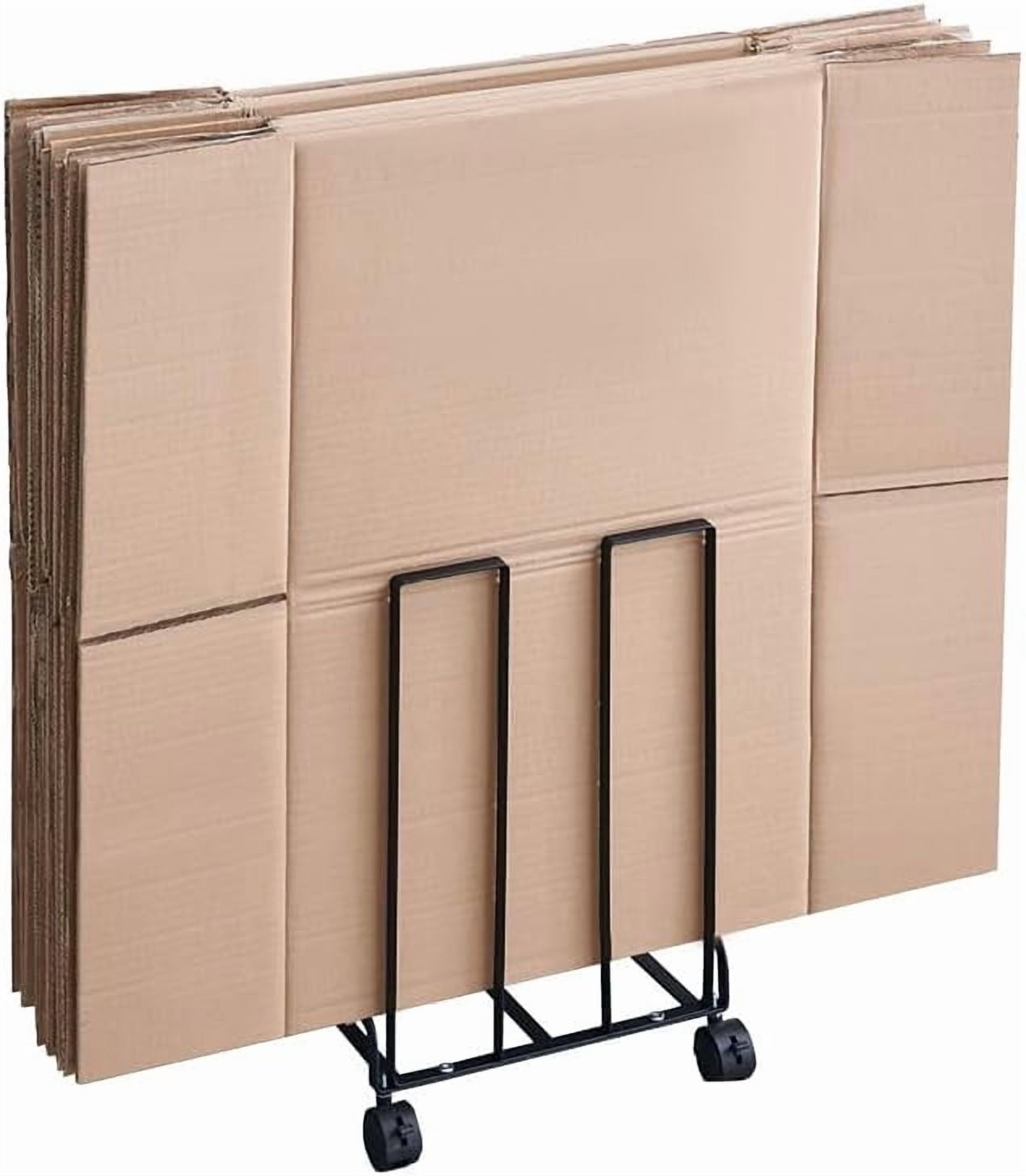 Carton Storage Cart, Portable Carton Stand with Wheels, Moving Carbon ...