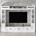 98"W Wall Unit TV Stand with Storage for TVs up to 80", Modern Wall ...