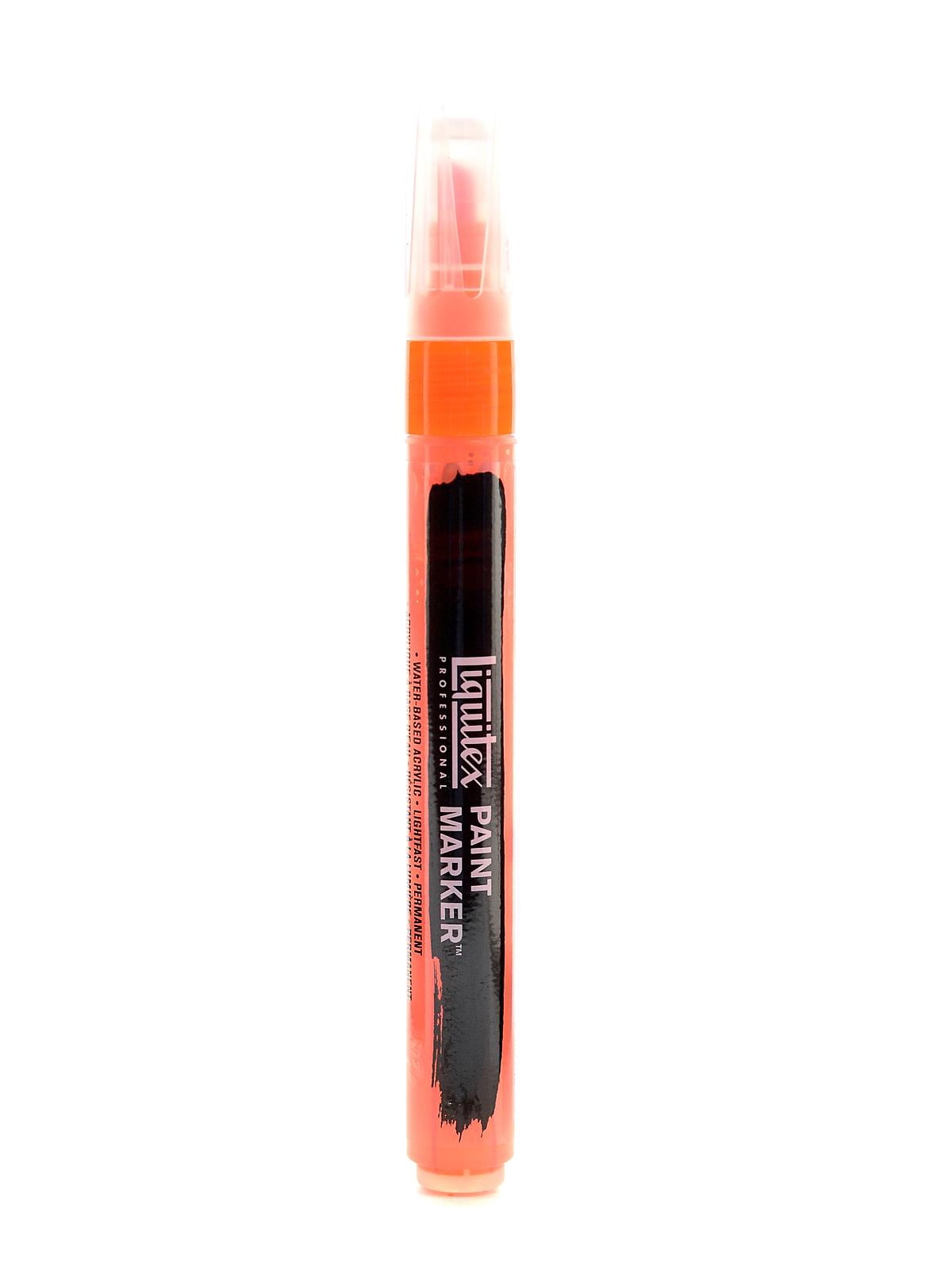 Professional Paint Markers fluorescent orange, fine 2 mm (pack of 3 ...