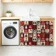Christmas Plaid Small Cabinet Curtain 11''x13'', Xmas Tree Snowflake ...