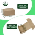 8x6x4 Inches Shipping Boxes Set of 20, Brown Corrugated Cardboard Box ...