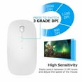 Simyoung 2.4 GHz Slim BLACK Optical Wireless Mouse Mice + USB Receiver ...