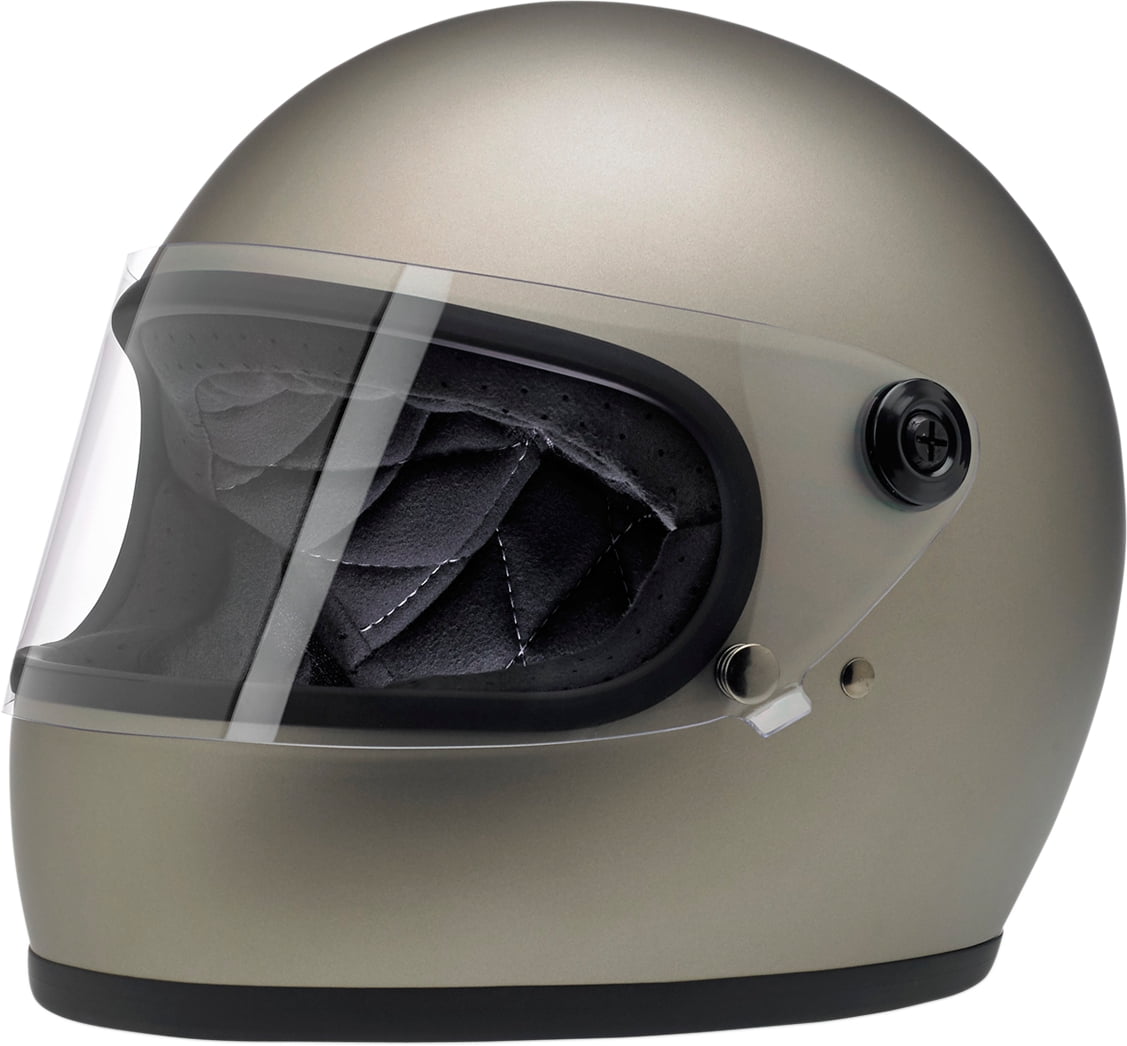 BILTWELL Gringo S Full Face Solid Color Helmets Flat Titanium Md ...