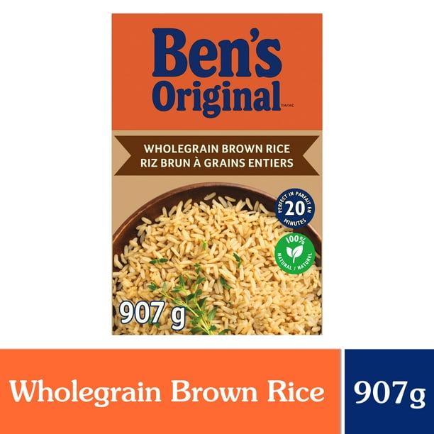 BEN'S ORIGINAL Whole Grain Brown Rice, Boxed Rice, 907g Box - Walmart.ca