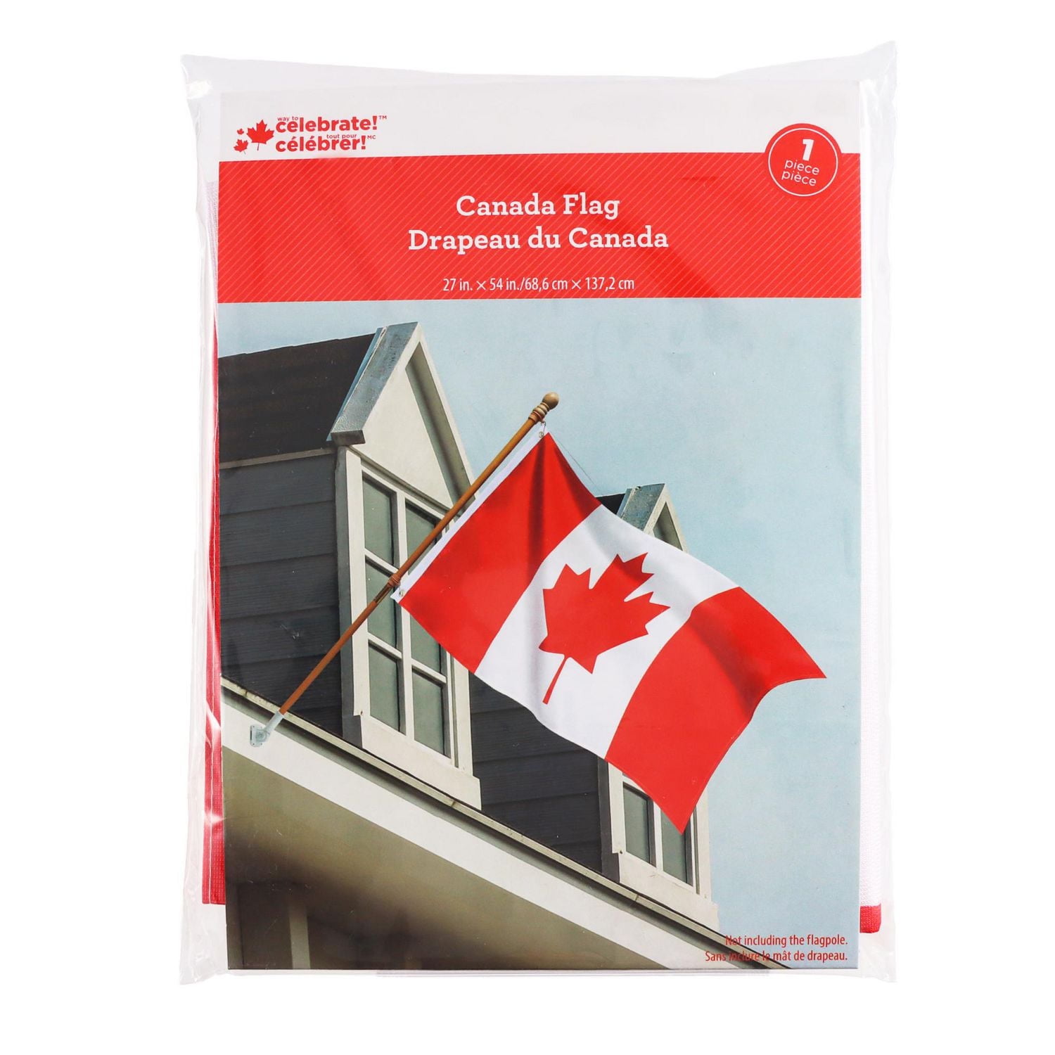 Way to Celebrate 27“ × 54” Canada Flag, Canadian National Flag - Walmart.ca
