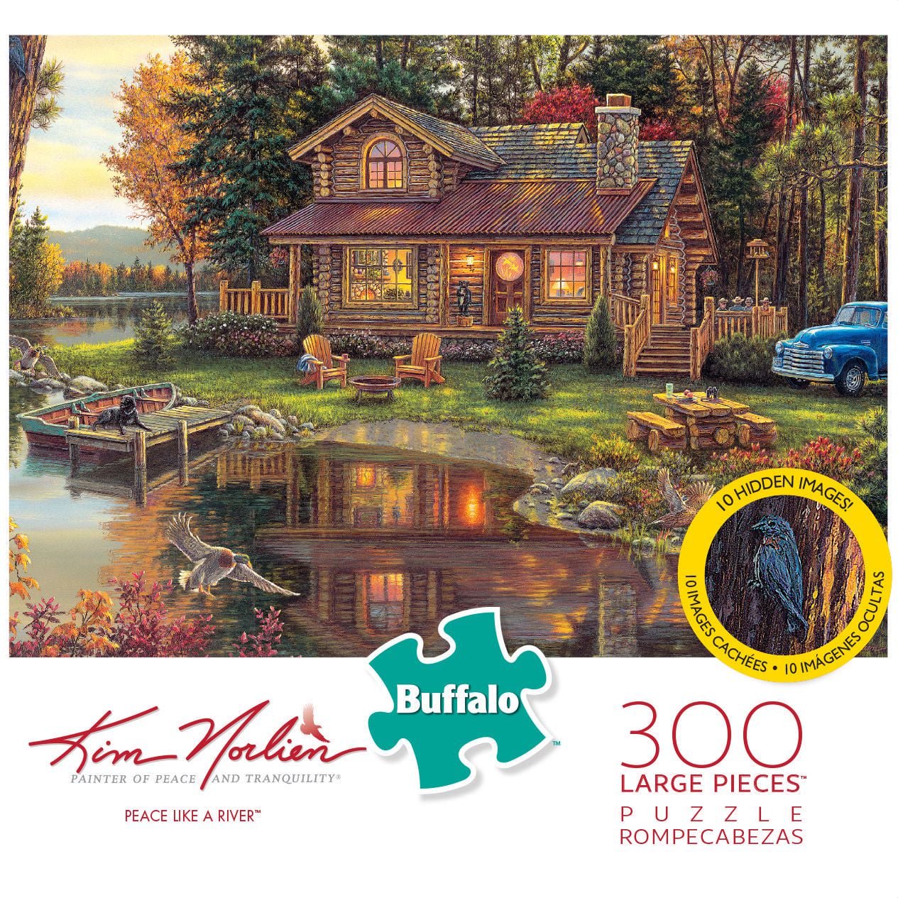 Click here for Buffalo Games Large Pieces Kim Norlien Peace Like... prices