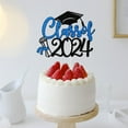 BAETEUY Class of 2024 Graduation Cake Topper Set Glitter ...