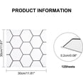 12Sheet PVC 3D Anticollision Wall Stickers Brick Pattern Stickers for ...