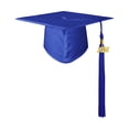 College Graduation Decorations 2026, Blue Satin Graduation Cap, 2026 ...
