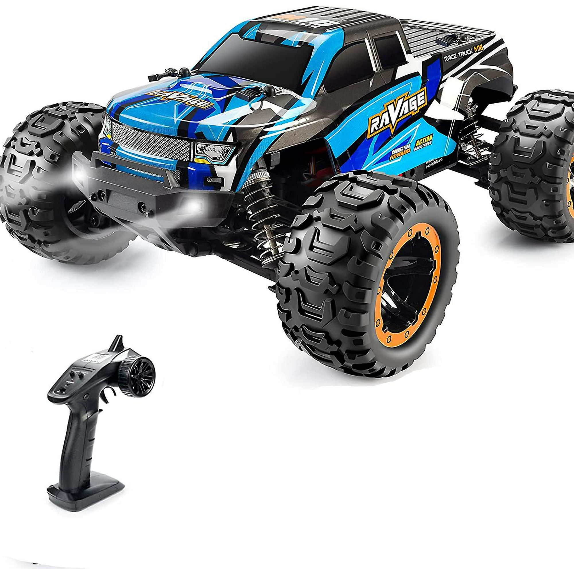 Chepihg Rc Cars 40km/H With Rechargeable Batteries Rc Trucks Remote Control Car For Adult High Speed 4wd All Terrains Off Road Waterproof Gifts For Bo