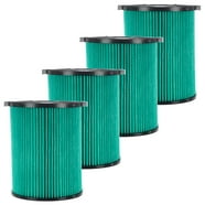 Ridgid VF7000 Wet Application Filter, Fits 5-20 Gallon Vac, Washable ...