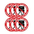 Do Not Unplug Sign Stickers 5inch Round Shape Do Not Turn Off Circuit ...