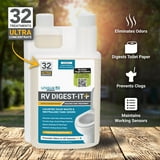 Unique RV Digest-It Plus Ultra-Concentrate, 32 oz, 32 Black Tank and ...