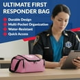Dixie EMS, First Responder Emergency Bag, 10.5"x5"x8", Pink - Walmart.com