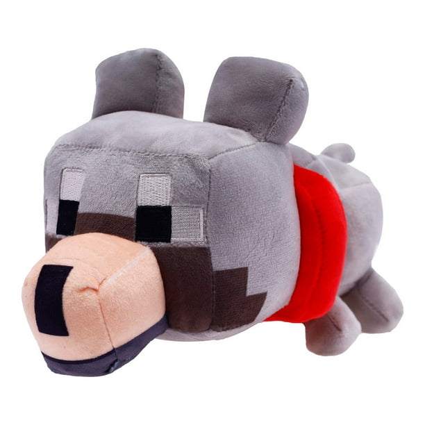 Peluche Lobo Ruz Minecraft 12 cm | Walmart en línea