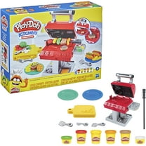 Play-Doh Food Maker Dough Set: Kitchen Creations Grill 'N Stamp Playset ...
