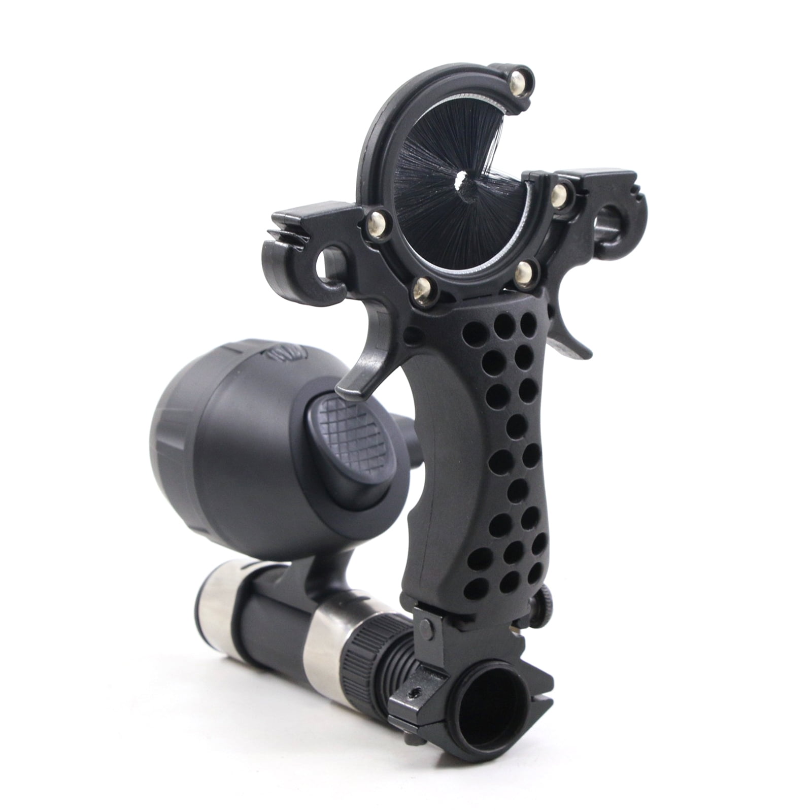 Slingshot Cross Bow Shooting Fish Black Portable Great Power Nylon ...