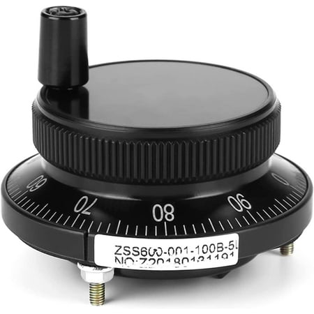 Lepai Pulse Encoder Handwheel, 5V 60MM Hand Wheel Pulse Encoder Mill ...