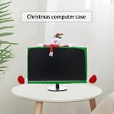 Moocorvic 1 Pack Christmas Computer Monitor Border Cover TV Monitor ...