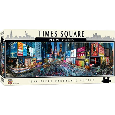 MasterPieces Cityscapes Panoramic Jigsaw Puzzle, Times Square, New York ...