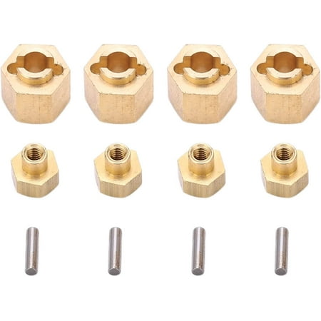 Brass Wheel Hex Extension Adapter, Hex Adapter, for 1/24 RC Climbing ...