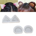 Crystal Epoxy Mold Cats Ears Bear Ears Hair Accessories Hairpin DIY ...